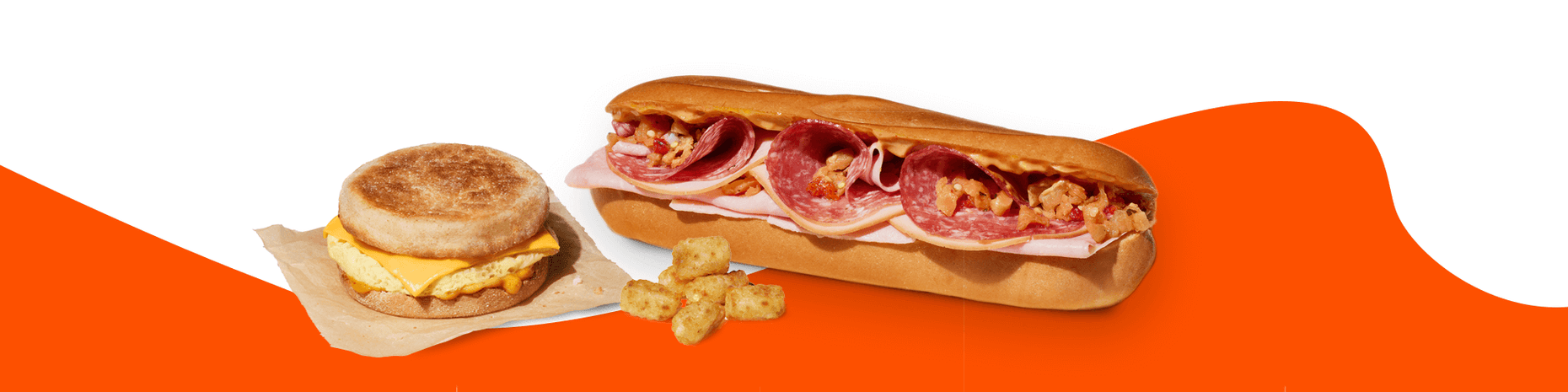 Sandwich Déjeuner Oeuf, Saucisse et Fromage | Mr Puffs – Mr. Puffs Canada